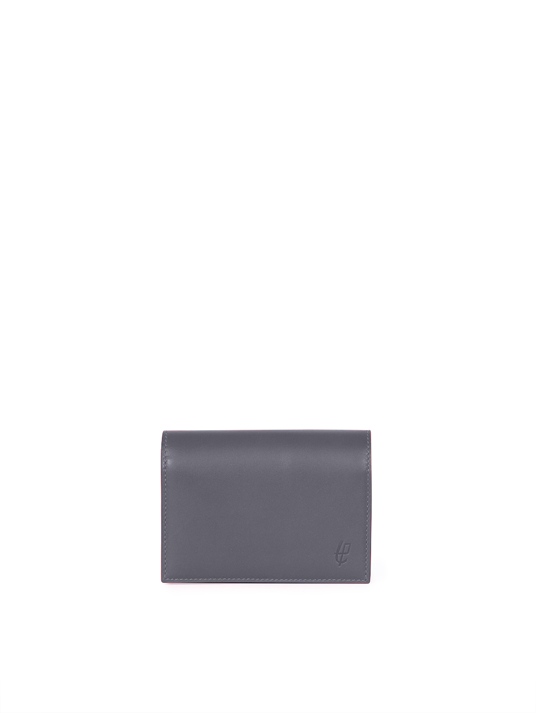 Porta Carte A Libretto In Pelle Blu